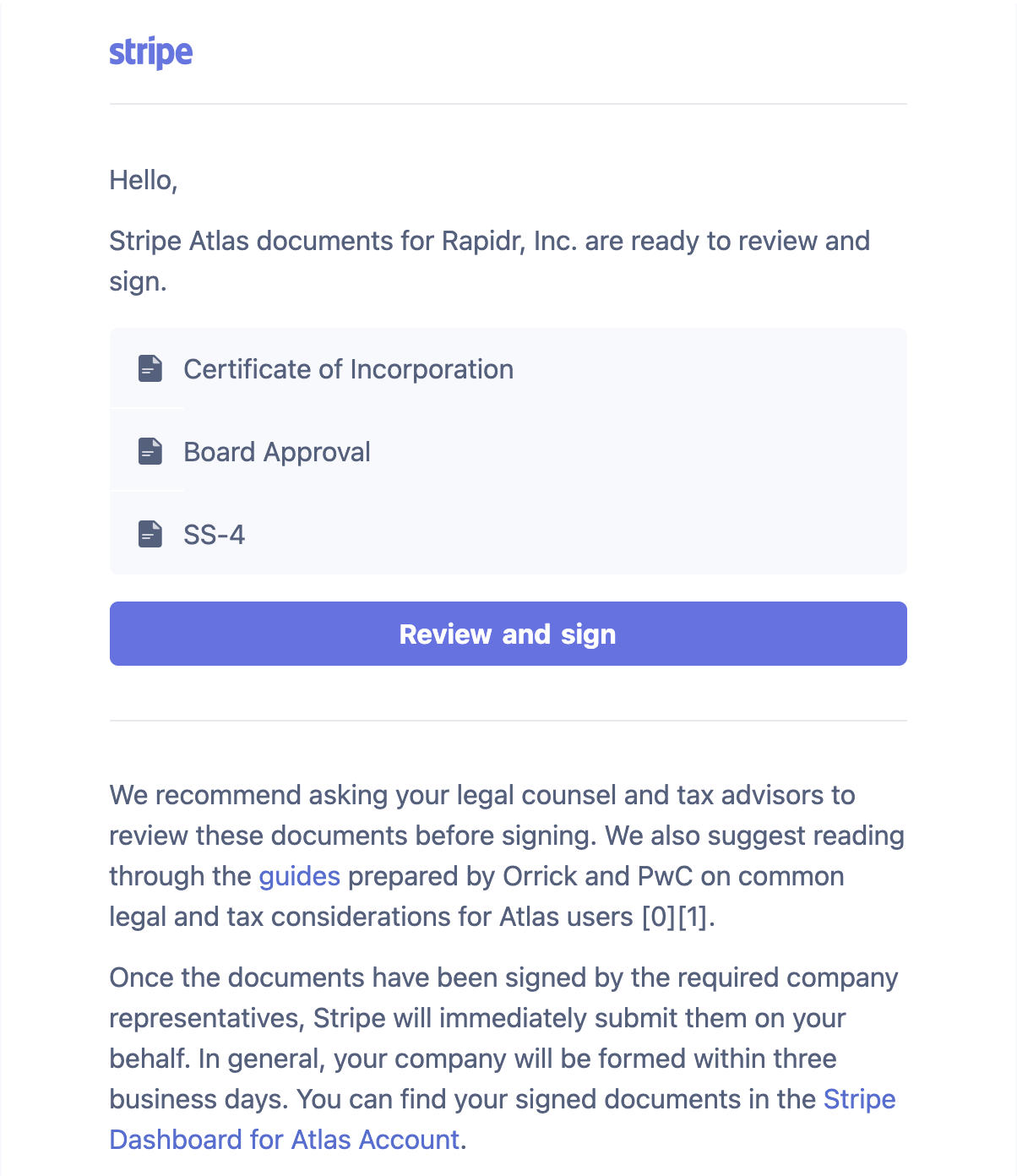 Stripe Atlas Review: How we started a US Company as non-US residents
